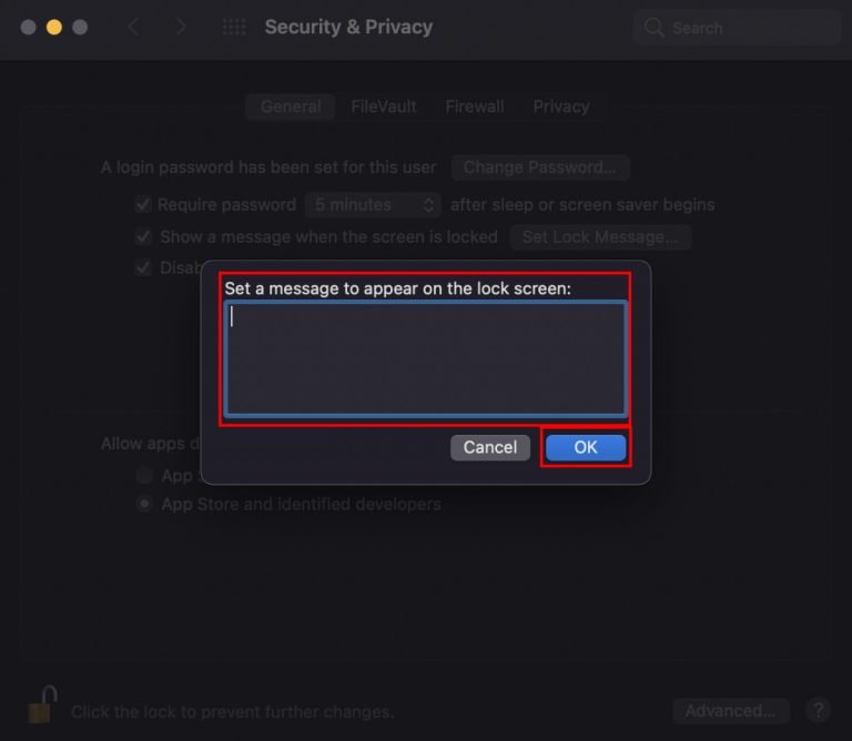 How to add a custom lock screen message on your Mac device
