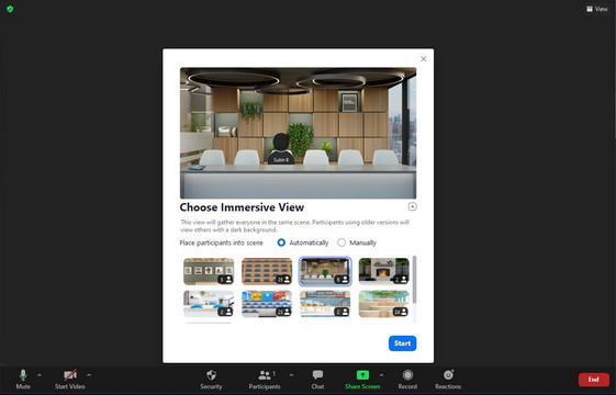 How to use new Immersive View in Zoom video calls How to use new Immersive View in Zoom video calls