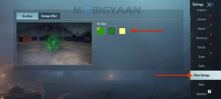 How to change Hit Color in BGMI (Battlegrounds Mobile India)