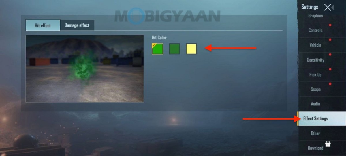 How to change Hit Color in BGMI (Battlegrounds Mobile India)