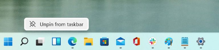 How to remove Widgets button from Windows 11