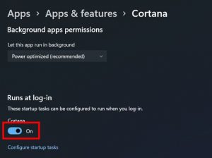 How to quickly and easily disable Cortana in Windows 11