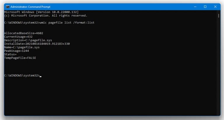 How to increase Virtual Memory in Windows 11 using Command Prompt