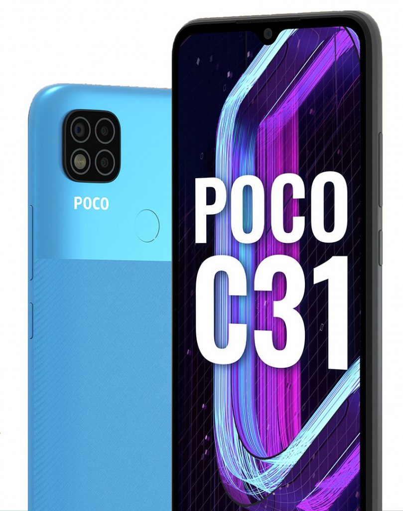 POCO C31 launched in India; packs Helio G35 SoC, 4GB RAM, 64GB storage ...