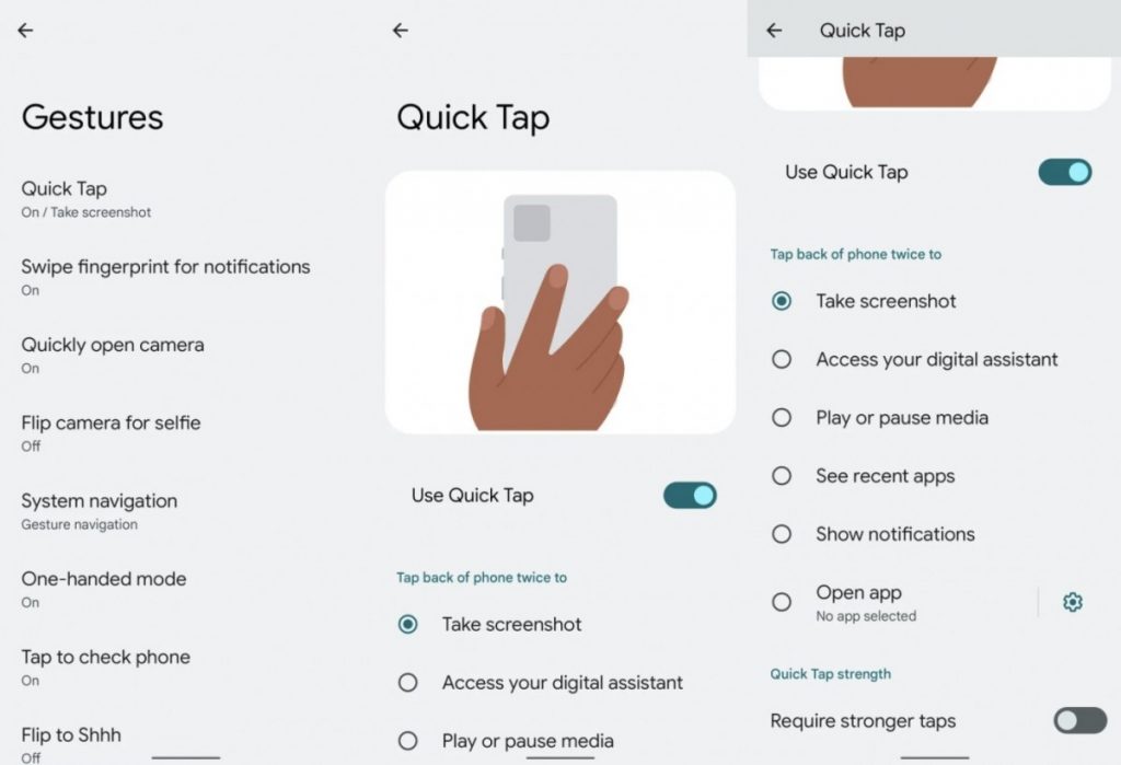 How to customize back tap gestures on Google Pixel smartphone