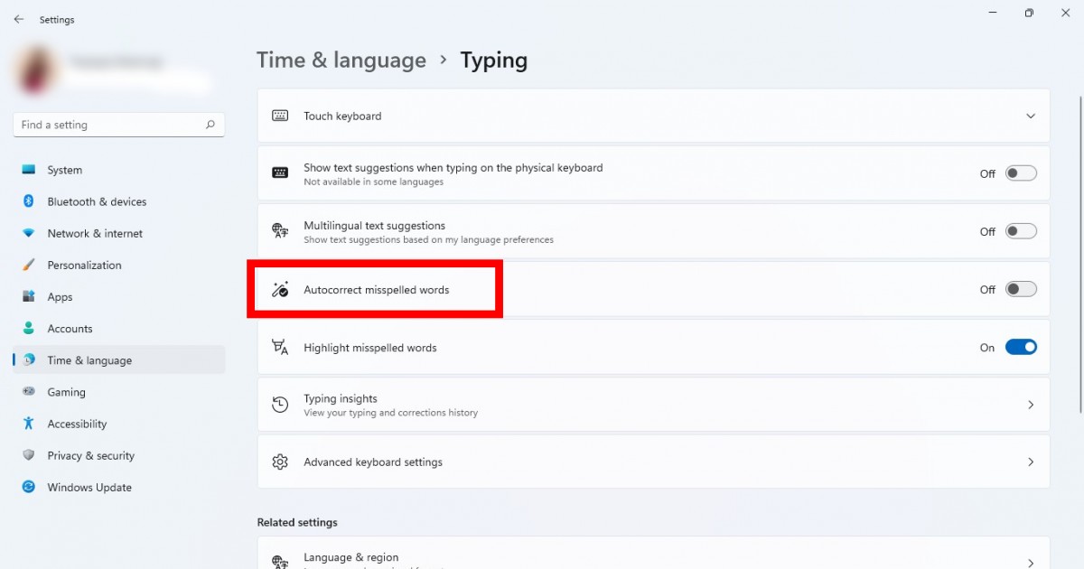 How to disable touch keyboard autocorrect in Windows 11 How to disable touch keyboard autocorrect in Windows 11