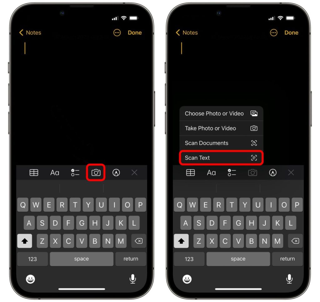 How to use Apple iPhone to quickly scan printed and handwritten notes