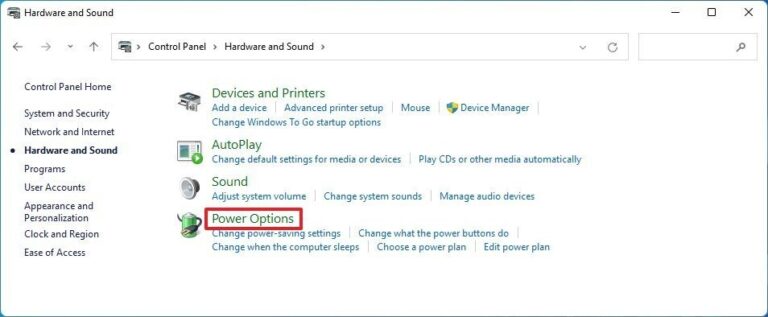 How to create a new custom power plan in Windows 11