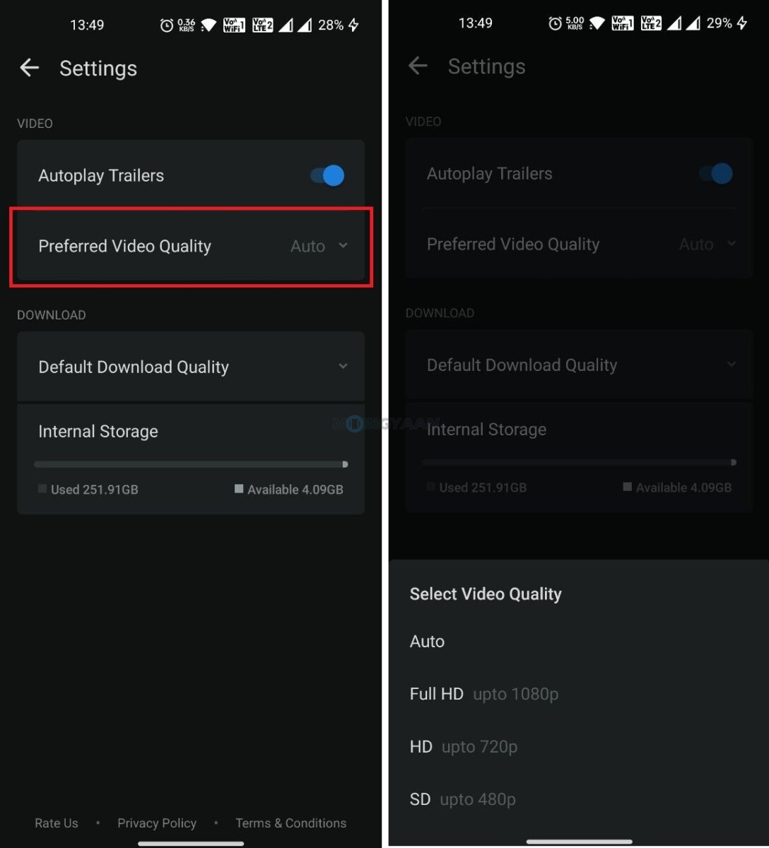 How to set video quality as default for streaming videos on Disney+ ...