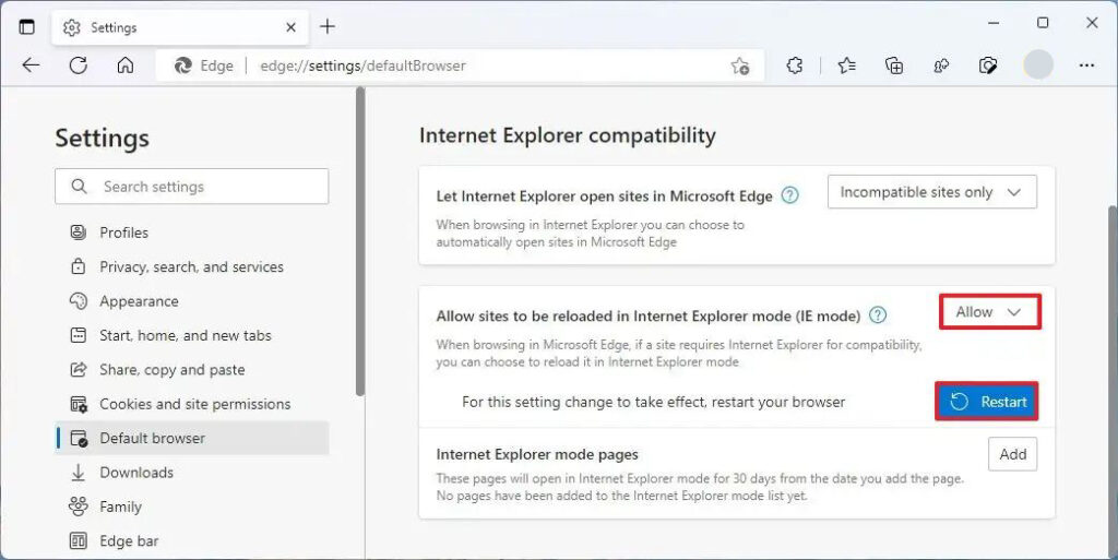 How to quickly enable IE Mode on Microsoft Edge web browser How to quickly enable IE Mode on Microsoft Edge web browser