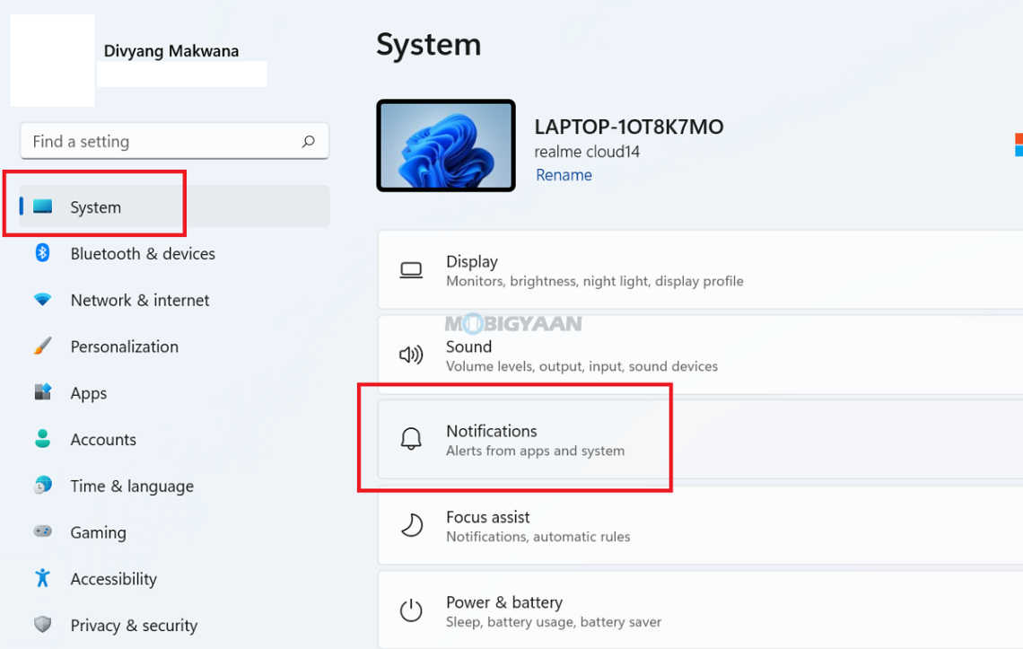 How to disable app notifications in Windows 11