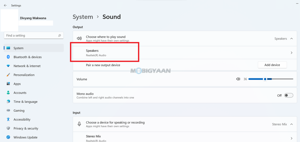 How to play sound from two different audio outputs [Windows 11]