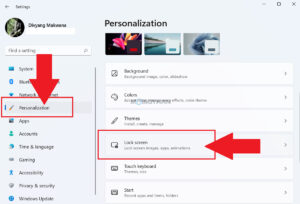 How to set lock screen timeout in Windows 11