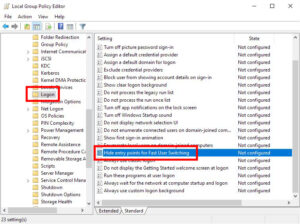 How to disable Fast User Switching in Windows 11