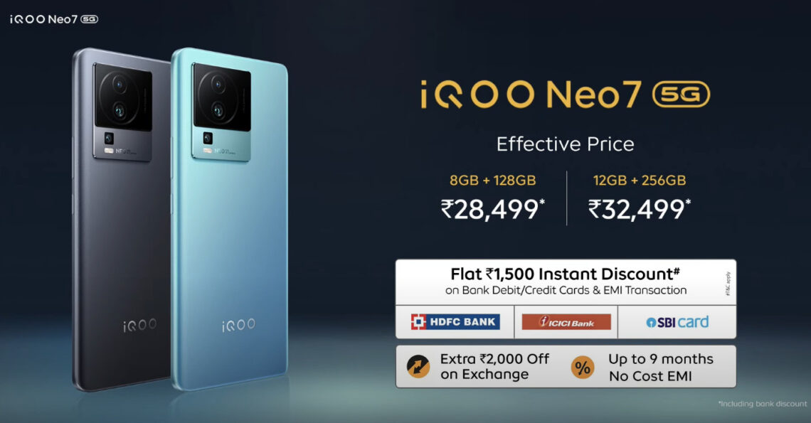iQOO Neo 7 - Price In India, Specifications, Features, Availability ...