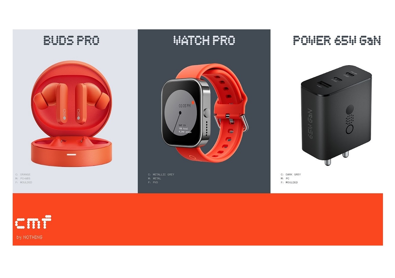 CMF by Nothing launches CMF Buds Pro, CMF Watch Pro, and CMF Power 65W ...