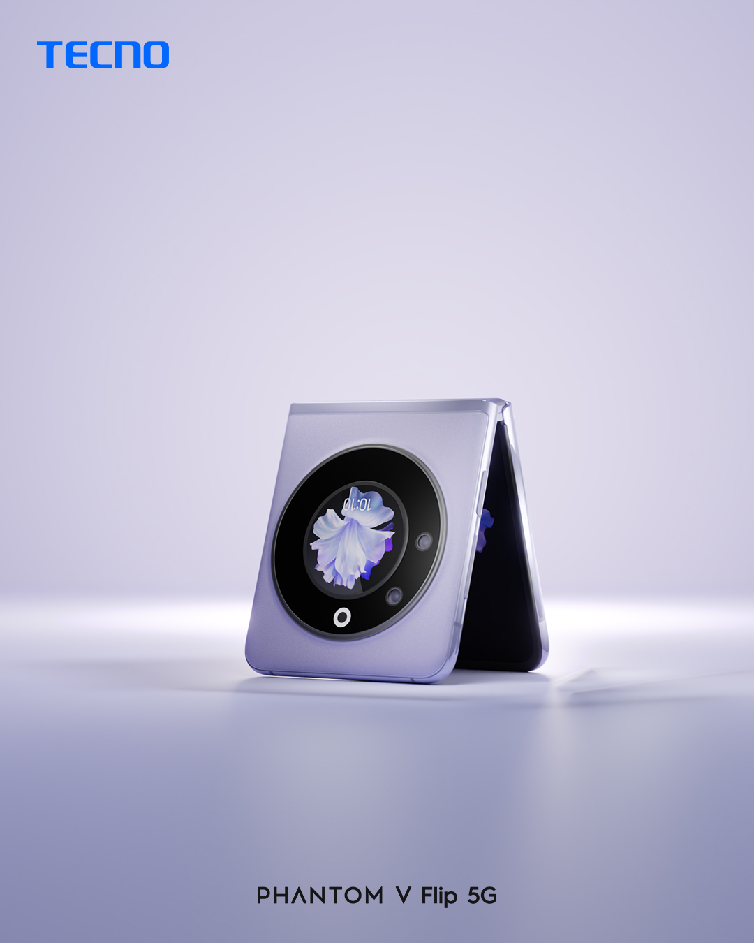 TECNO PHANTOM V Flip 5G launched in India at ₹49,999, features 6.9" foldable LTPO AMOLED, 1.32 ...