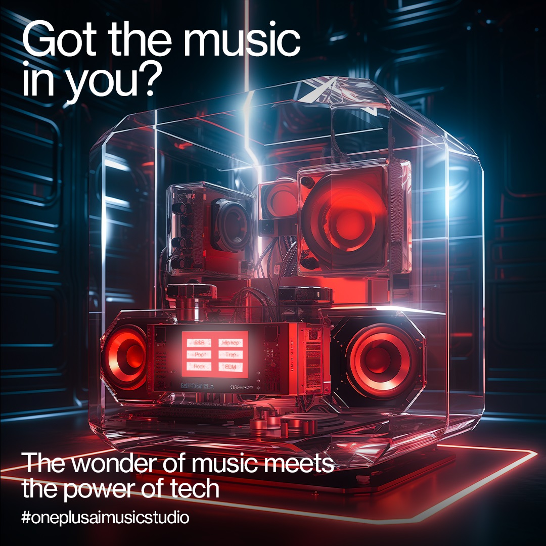 OnePlus launches AI Music Studio to create and compose tracks using GenAI