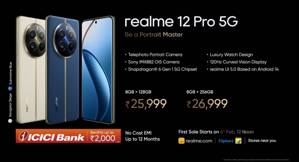 realme 12 Pro Series 5G goes on sale in India with exciting offers