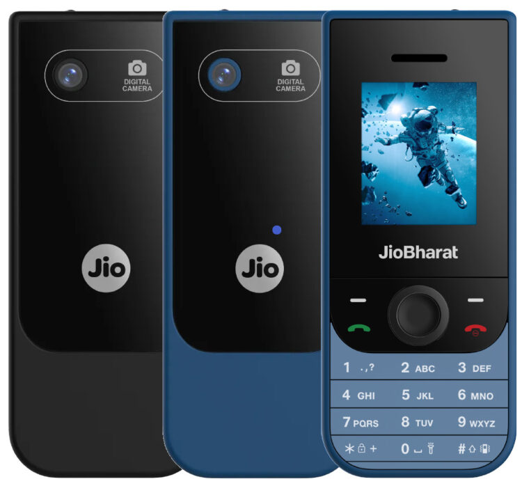 Jio launches JioBharat V3 and JioBharat V4 affordable 4G feature phones ...