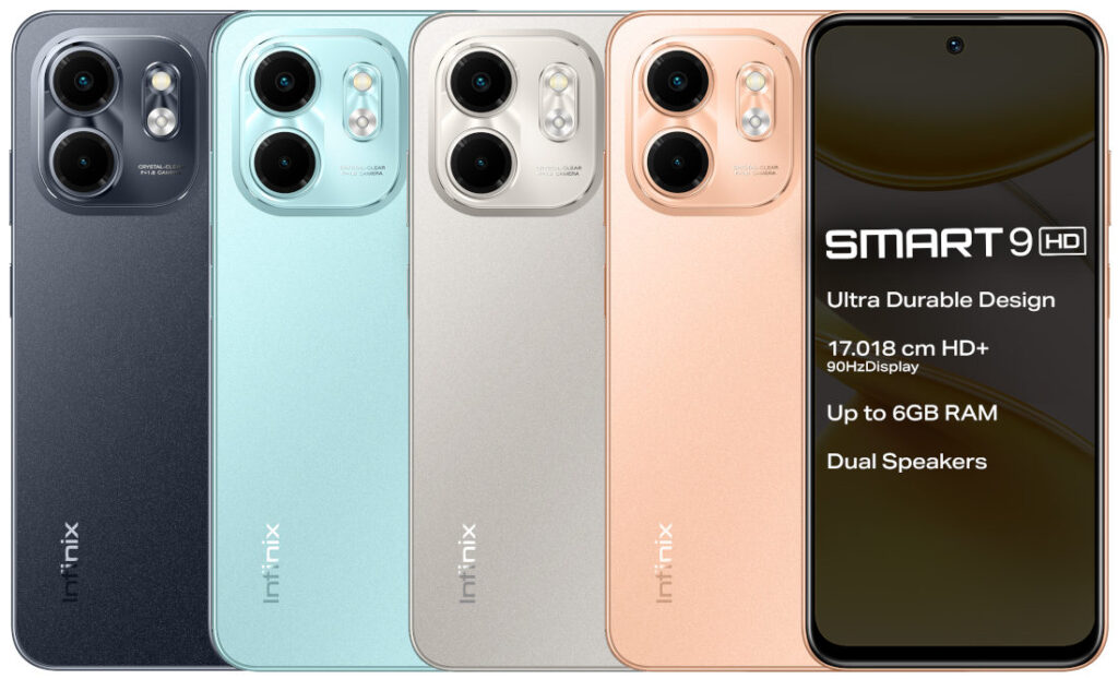 Infinix Smart 9 HD launched in India at ₹6,699 featuring Helio G50, DTS ...