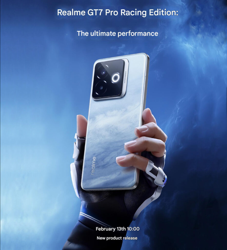 realme GT7 Pro Racing Edition set to launch on 13 February