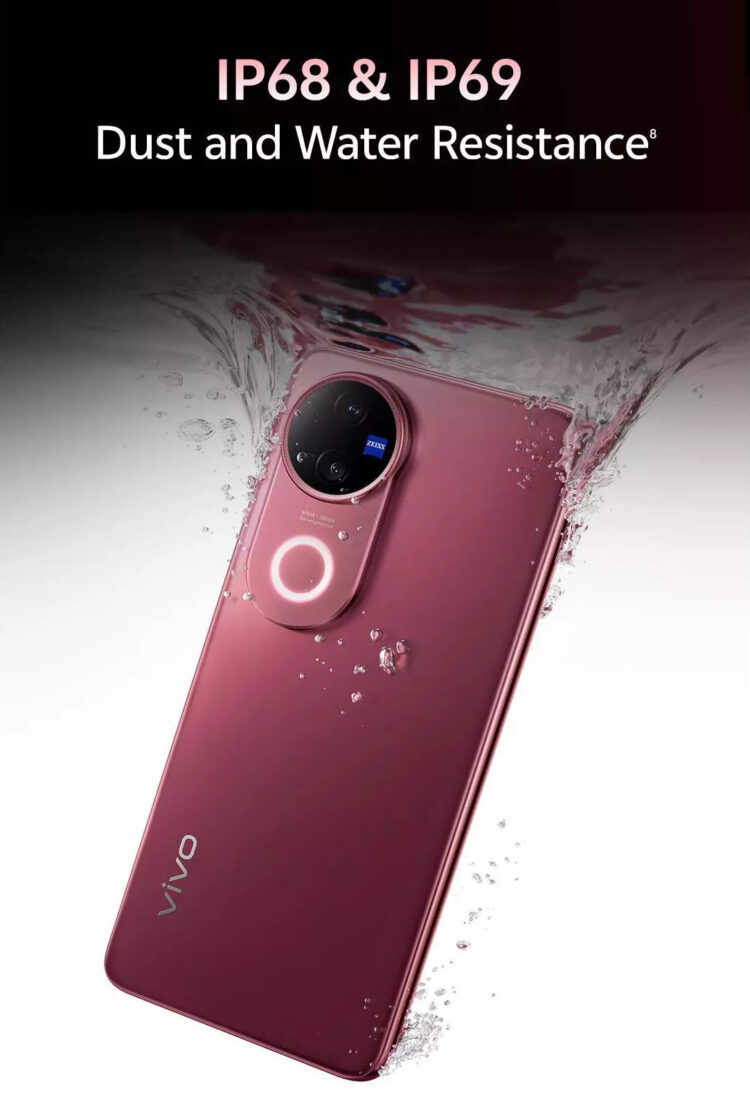 vivo V50 launched in India at ₹34,999 featuring Snapdragon 7 Gen 3, 6000mAh battery, IP68+IP69 ...