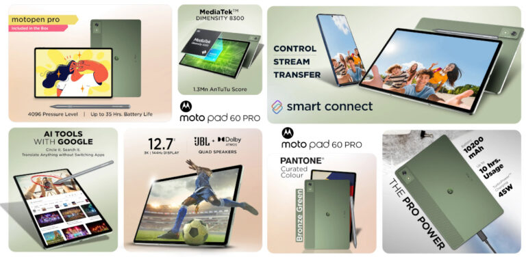 moto Pad 60 PRO launched in India at ₹26,999 featuring 12.7-inch 3K ...