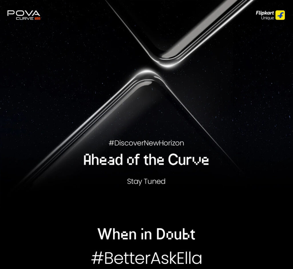TECNO teases POVA CURVE 5G ahead of India launch